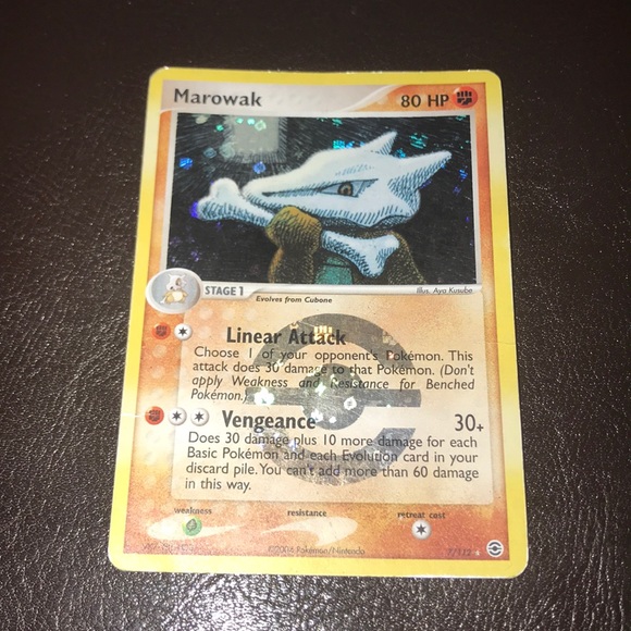 Pokemon | Games | Marowak Pokemon Card | Poshmark